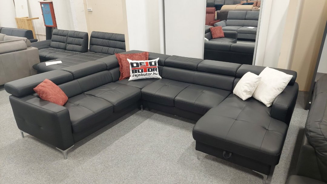 SAMMY U-alakú kanapé | VALÓDI BŐR